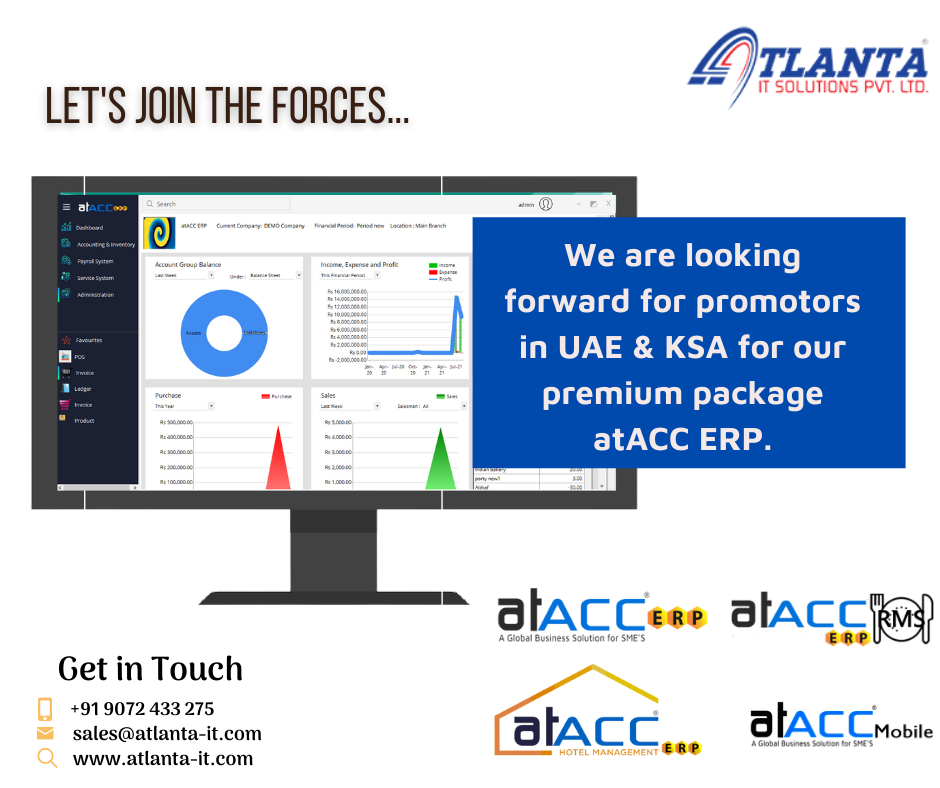 Best ERP Software Company in India, GCC | Atlanta IT Solutions